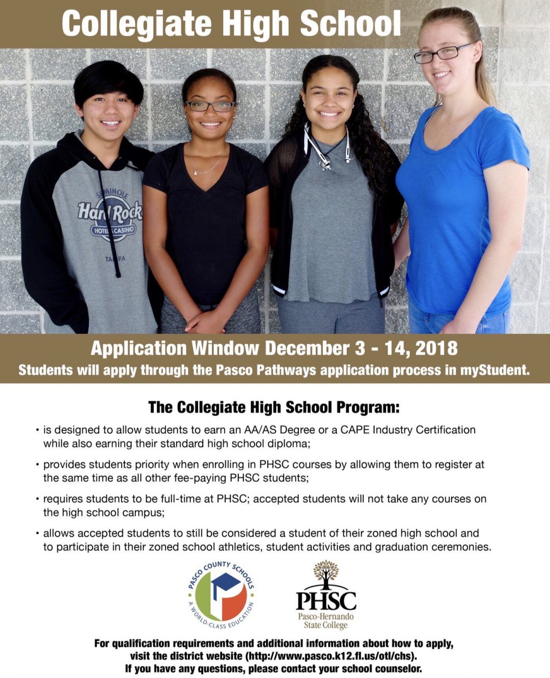 Collegiate High School Program Info | Gulf High School