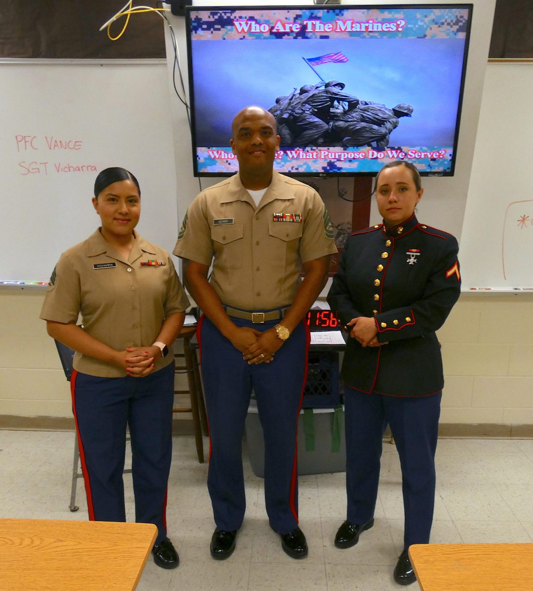 Marine Recruiters Visit GHS | Gulf High School