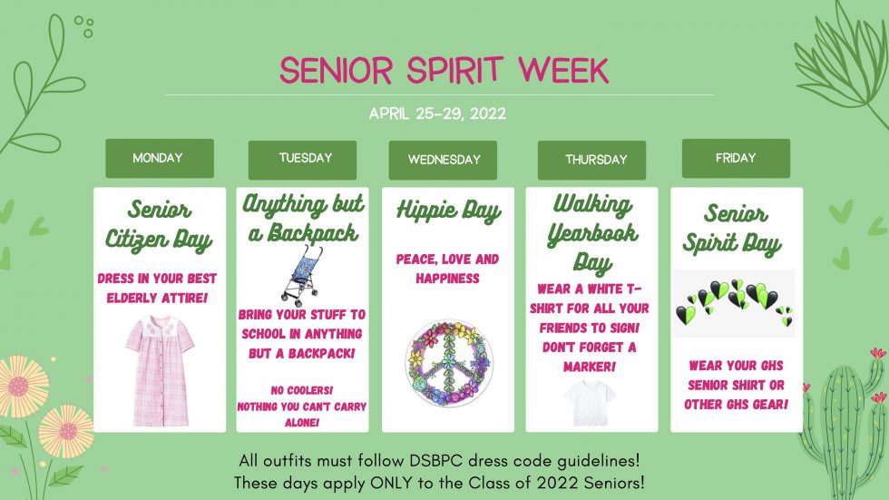 Senior Spirit Week | Gulf High School