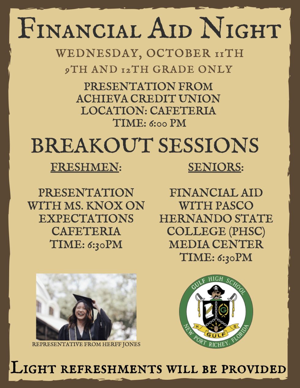 Financial Aid Night | Gulf High School