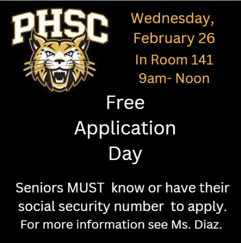 PHSC Free Application Day | Gulf High School